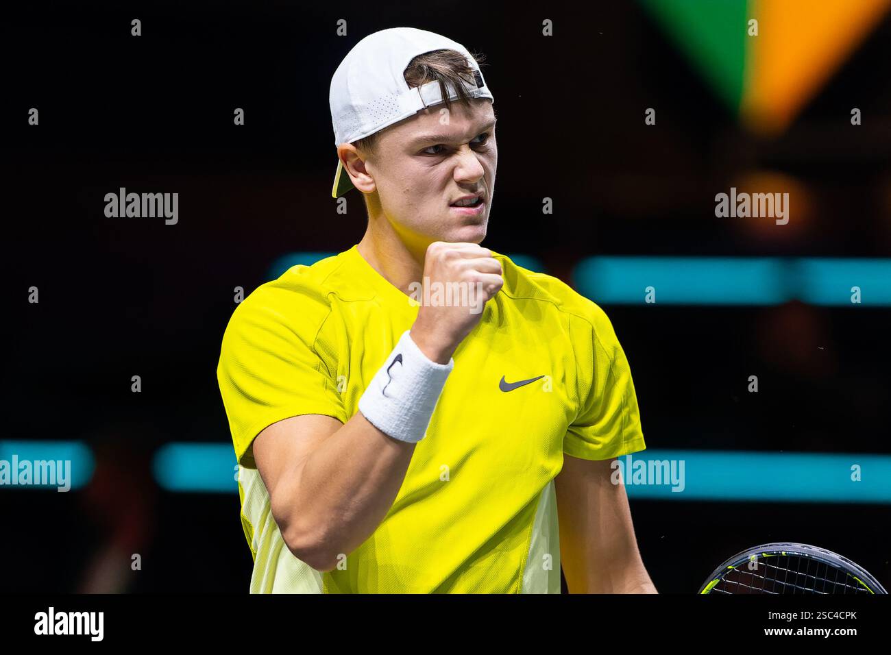 Rotterdam, Netherlands. 04th Feb, 2025. ROTTERDAM, NETHERLANDS - FEBRUARY 4: Holger Rune of ...