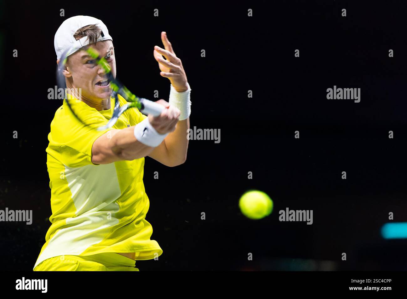 Rotterdam, Netherlands. 04th Feb, 2025. ROTTERDAM, NETHERLANDS - FEBRUARY 4: Holger Rune of ...