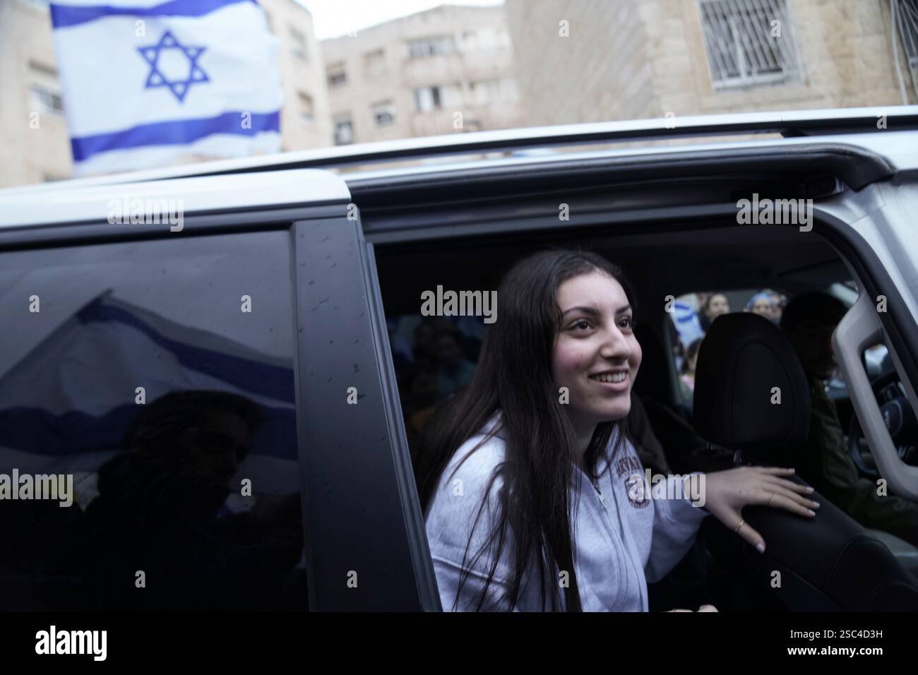 Former Israeli hostage Karina Ariev, who was recently released from ...