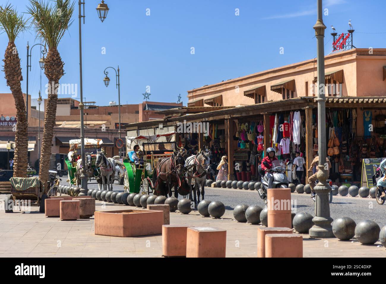 Place des Ferblantiers, located on the edge of the Mellah, Marrakech's ...