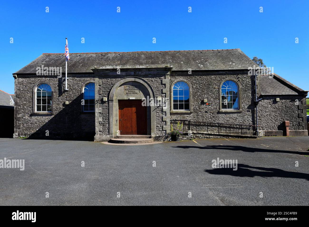 View of the Memorial Hall building, Shap village, Eden District ...