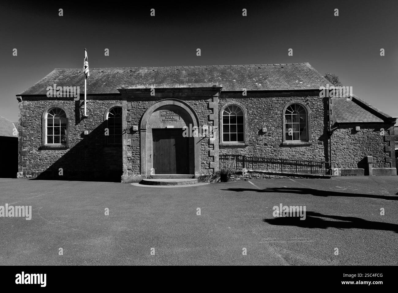 View of the Memorial Hall building, Shap village, Eden District ...