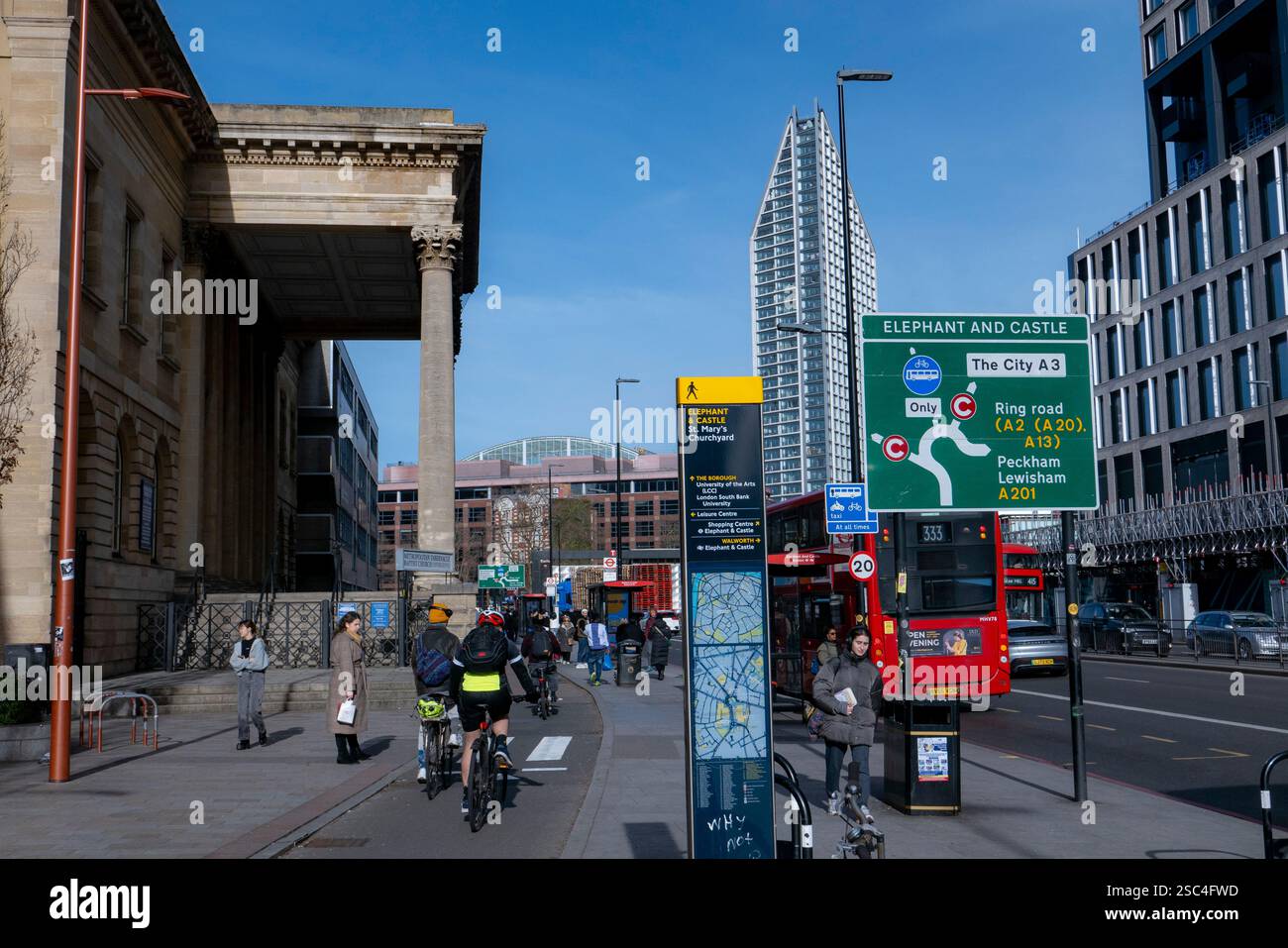 The newly developed Elephant and Castle in South London, on the 5th ...