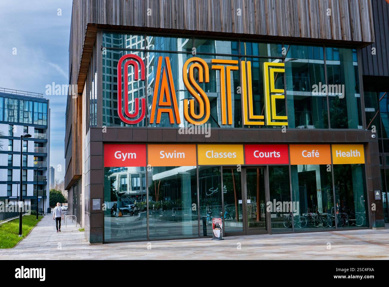 The Castle Centre gym and leisure centre at the newly developed ...