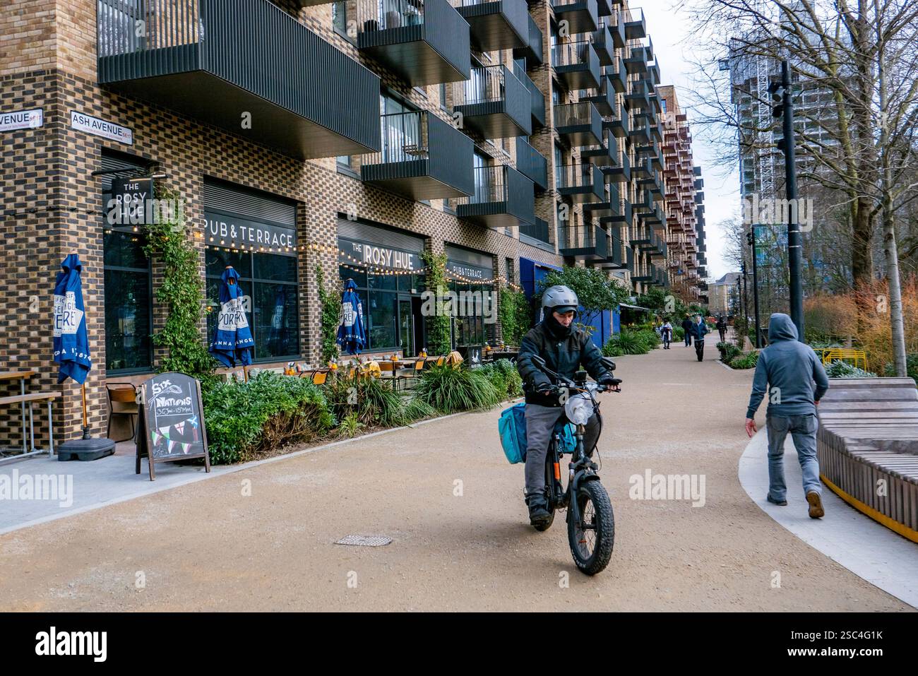 Castle Park area at the newly developed Elephant and Castle in South ...