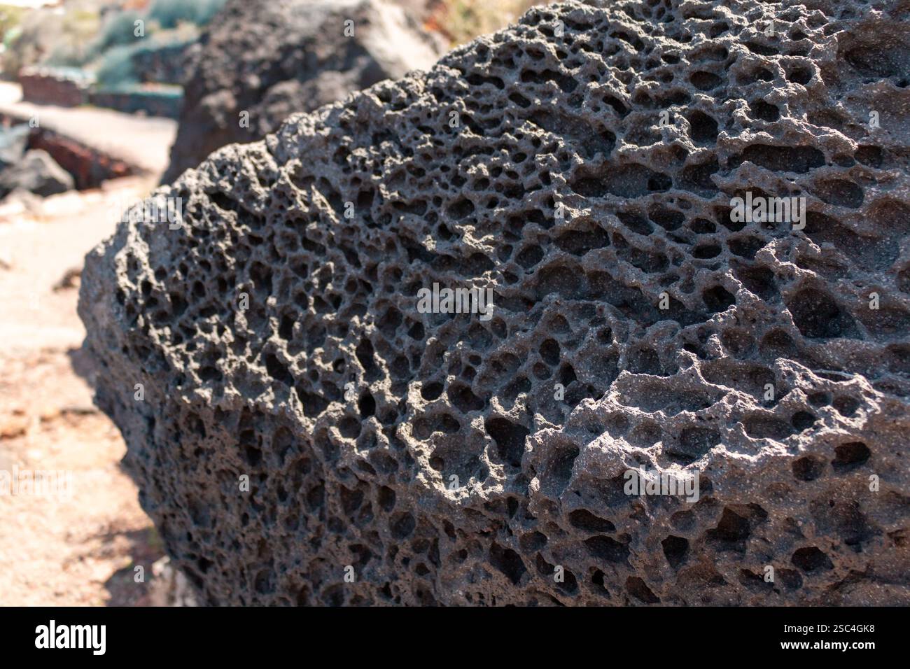 Volcanic igneous rock at Ammoudi Bay, Santorini Stock Photo - Alamy