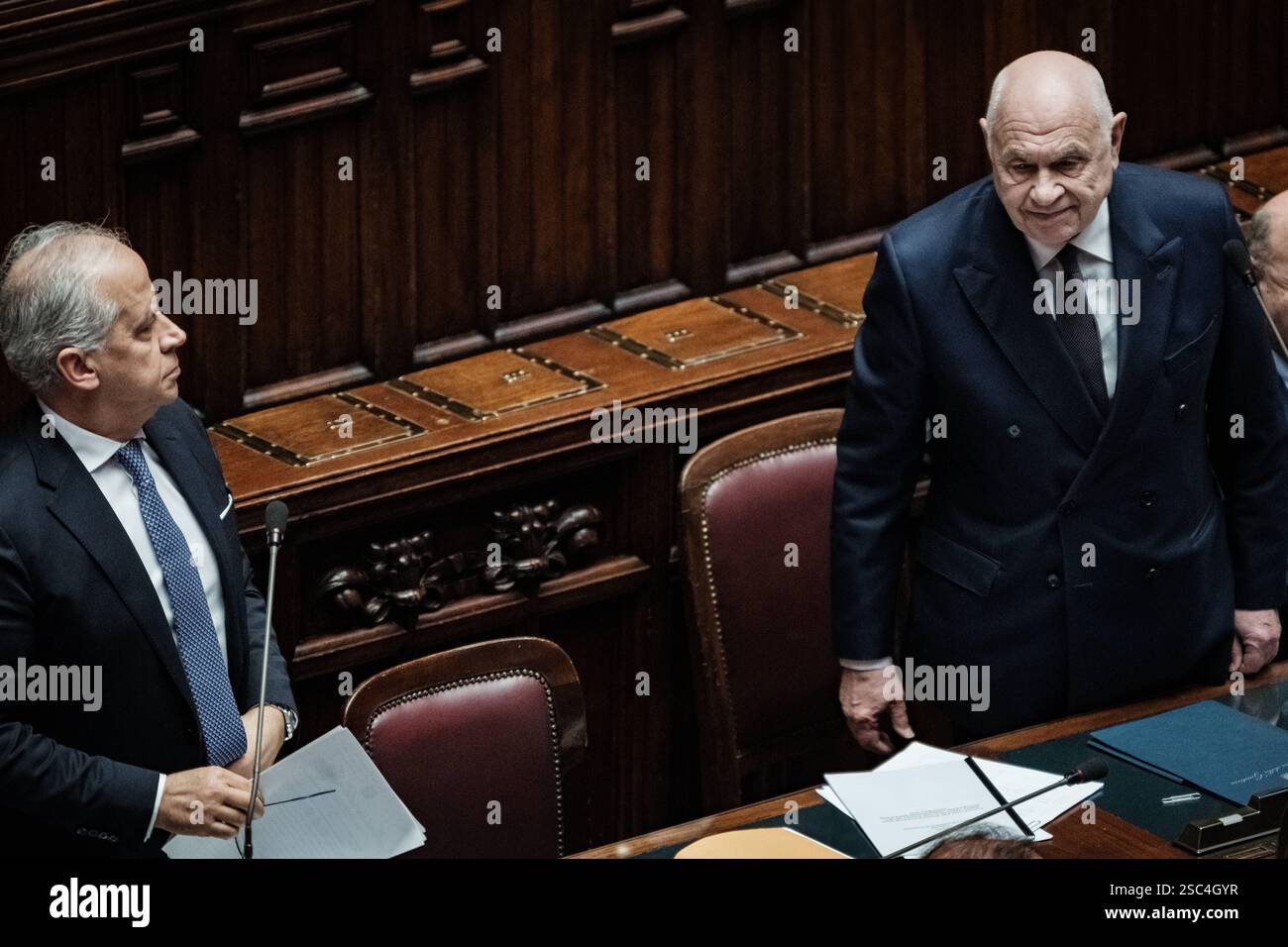 The Ministers of the Internal Affairs Matteo Piantedosi and Minister of ...