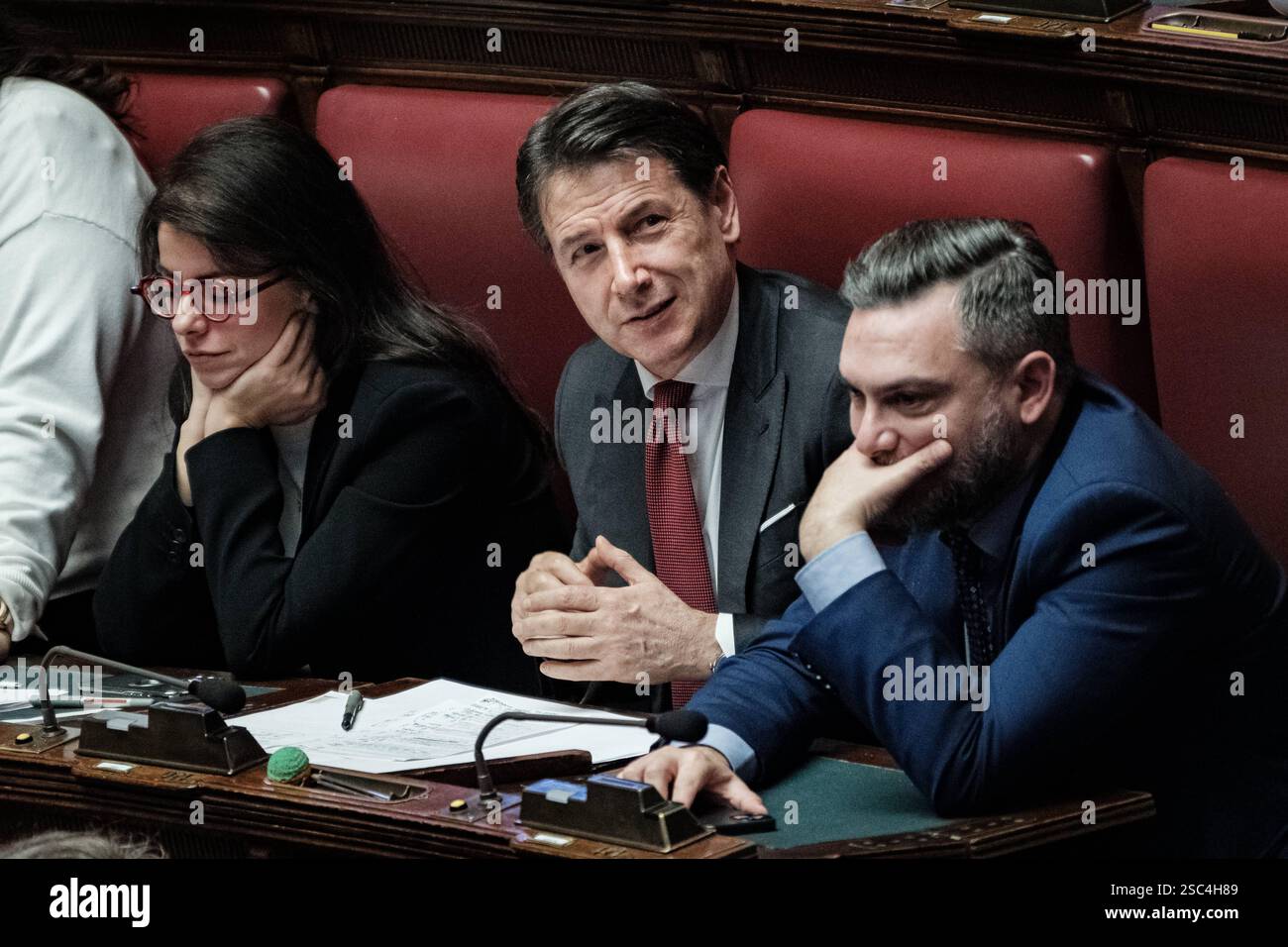 Former Prime Minister Giuseppe Conte at the speech of The Ministers of ...