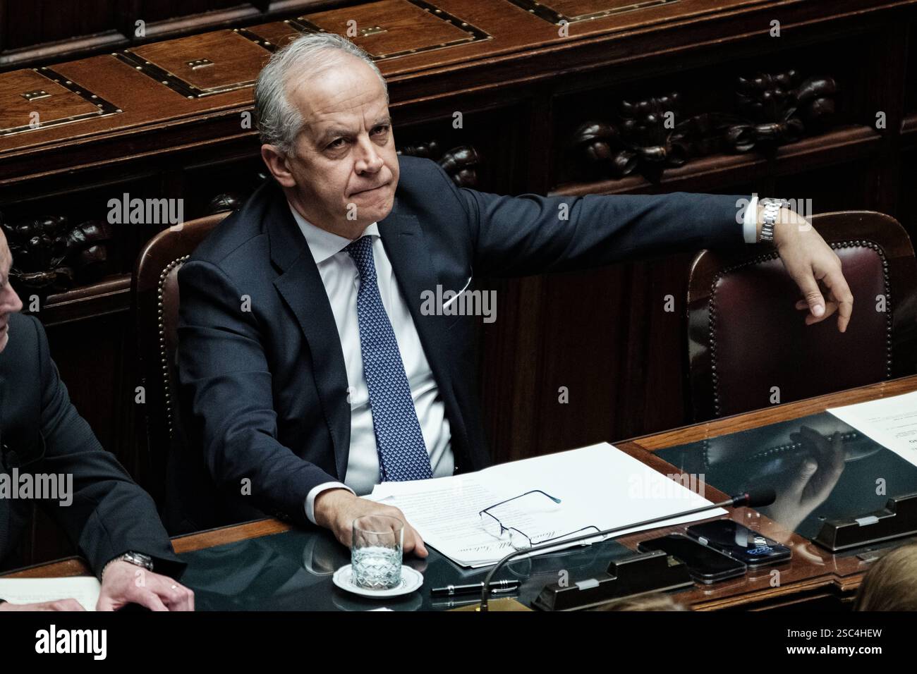 The Ministers of the Internal Affairs Matteo Piantedosi and Minister of ...