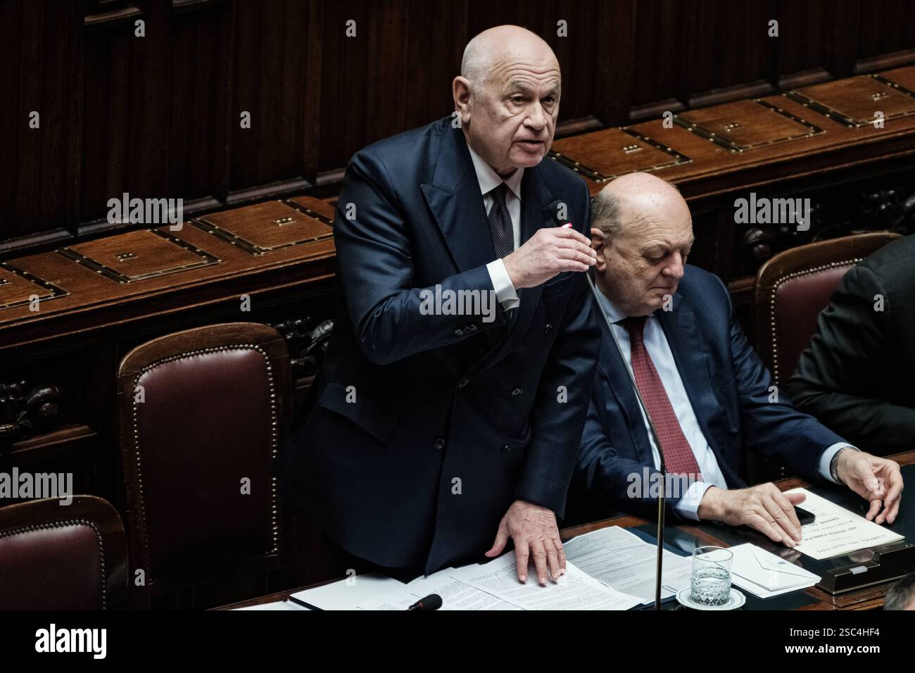 The Ministers of the Internal Affairs Matteo Piantedosi and Minister of ...