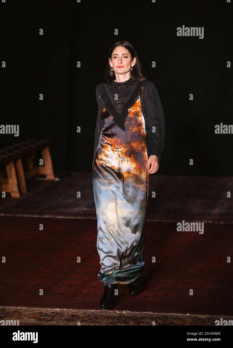 February 4, 2025, New York, Ny, United States: Arden Wohl walks the ...