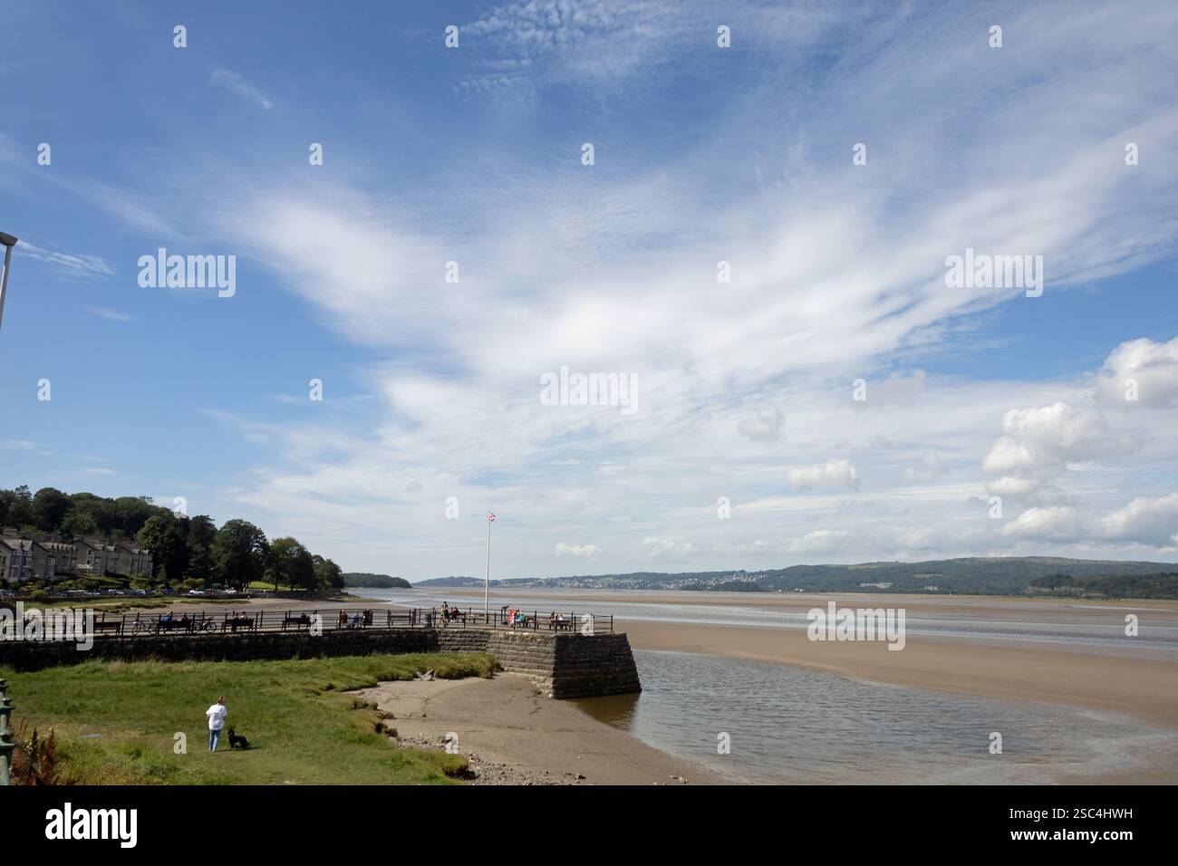 The village of Arnside Cumbria England Stock Photo - Alamy