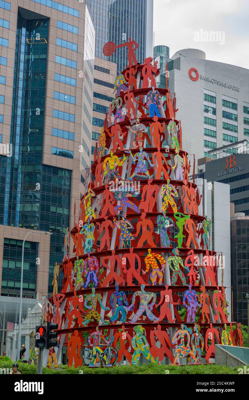 2007 Momentum SculptureThere are a total of 175 hand painted figures on ...