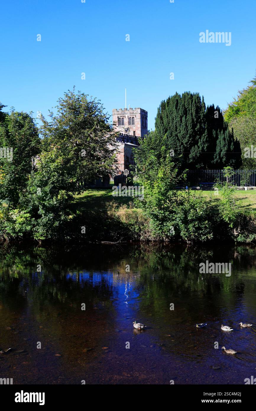 View of St Lawrence's Church, Boroughgate, Appleby in West Moorland ...