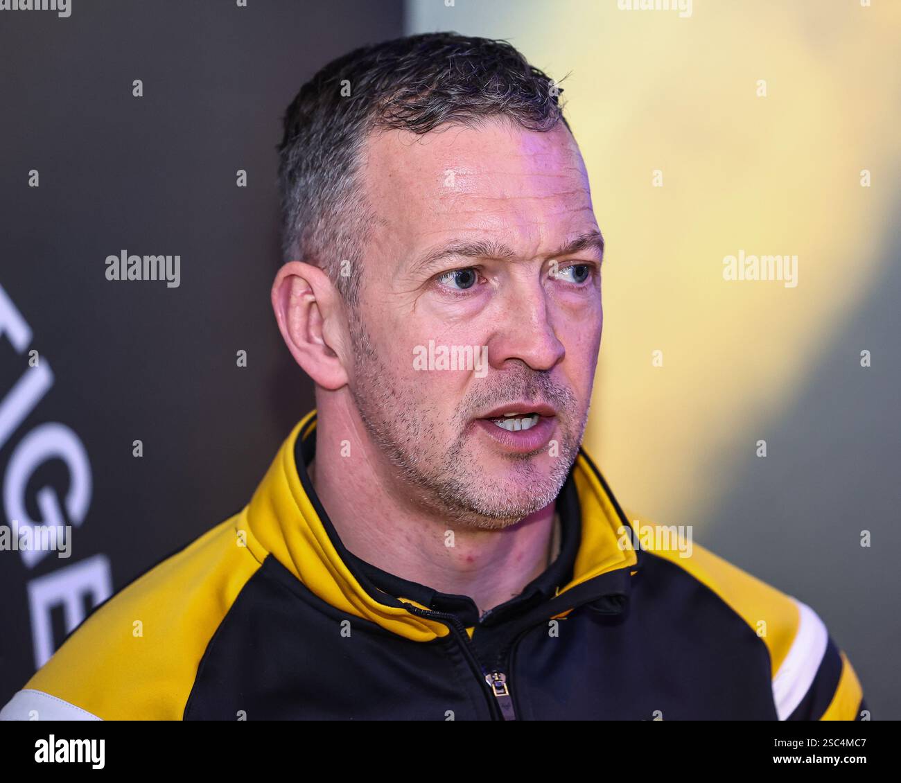 Danny McGuire Head Coach of Castleford Tigers during the 2025 Betfred ...