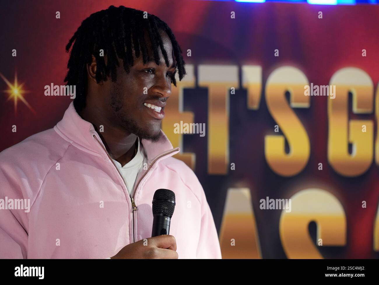 Wigan Warriors Junior Nsemba at the Co-op Live arena, Manchester ...