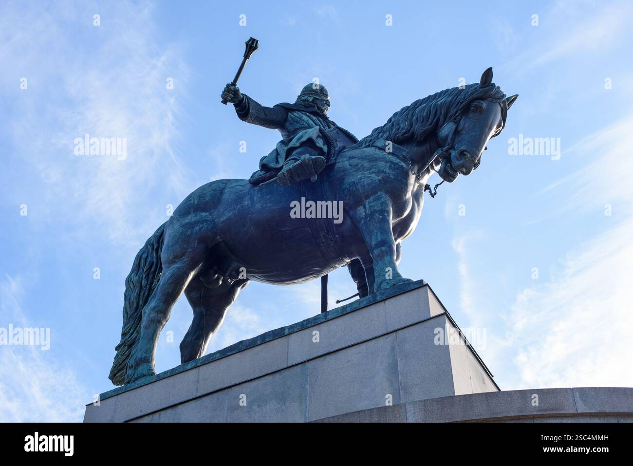 National Monument at Vitkov hill in Zizkov district in Prague, Czech ...