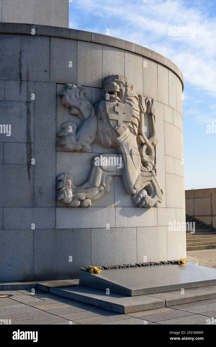 National Monument at Vitkov hill in Zizkov district in Prague, Czech ...