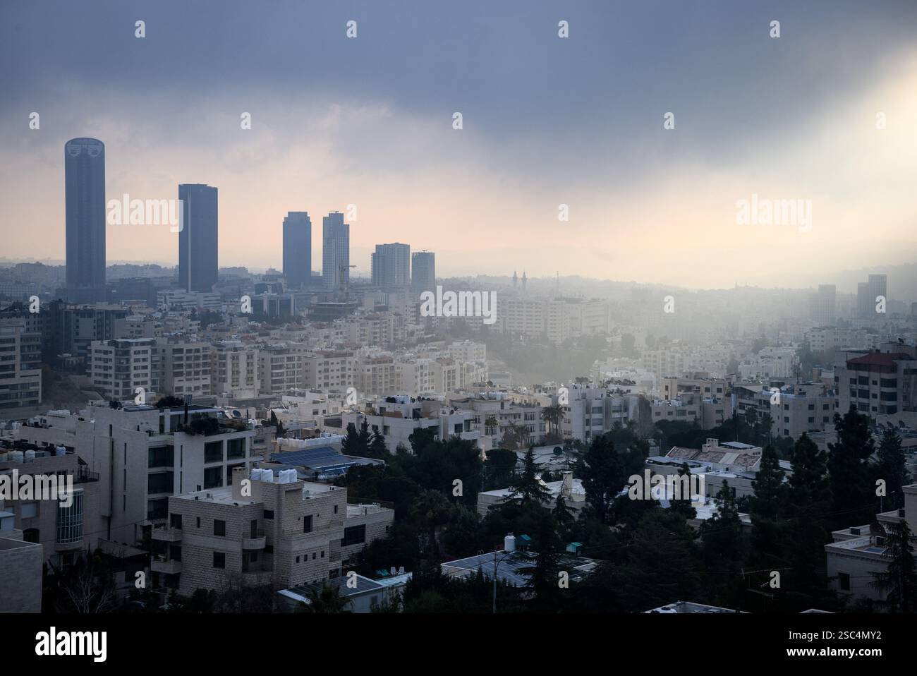 Amman, Jordan. 05th Feb, 2025. View of numerous houses in the city ...