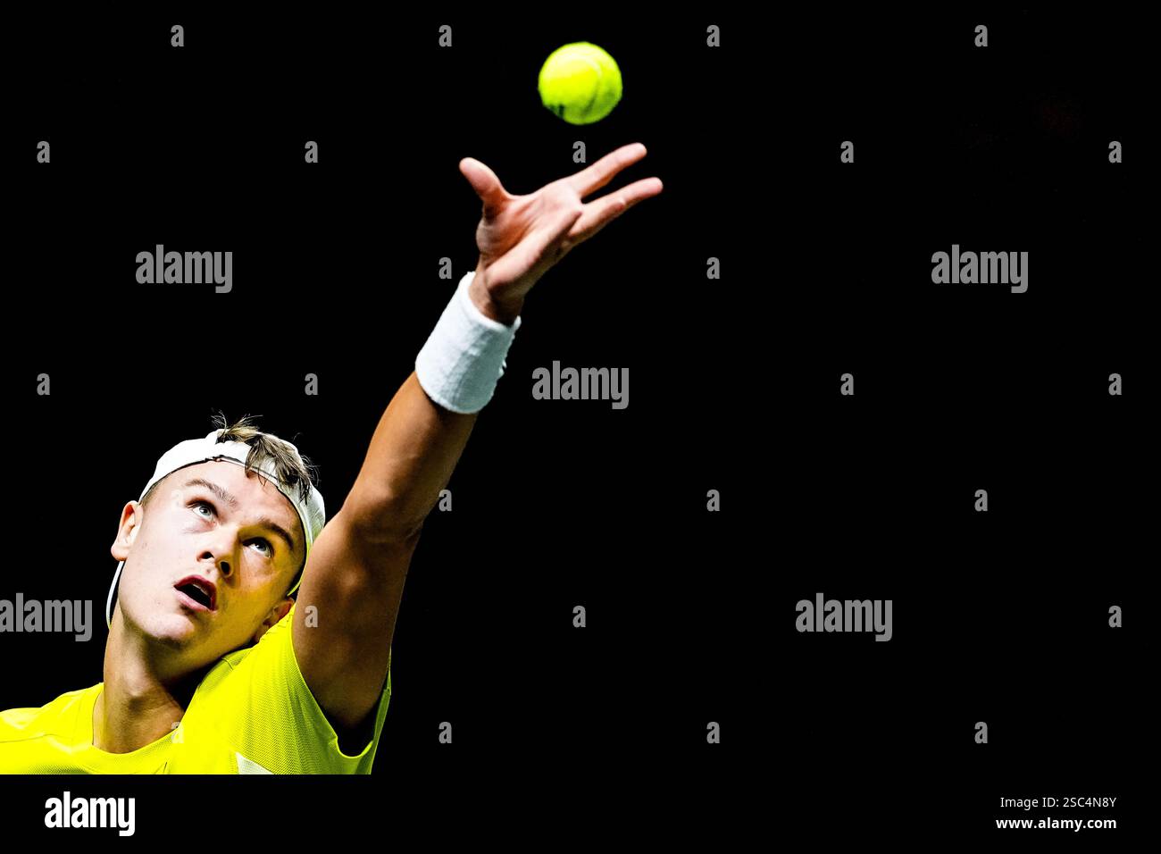 Rotterdam, Netherlands. 04th Feb, 2025. ROTTERDAM, NETHERLANDS - FEBRUARY 4: Holger Rune of ...