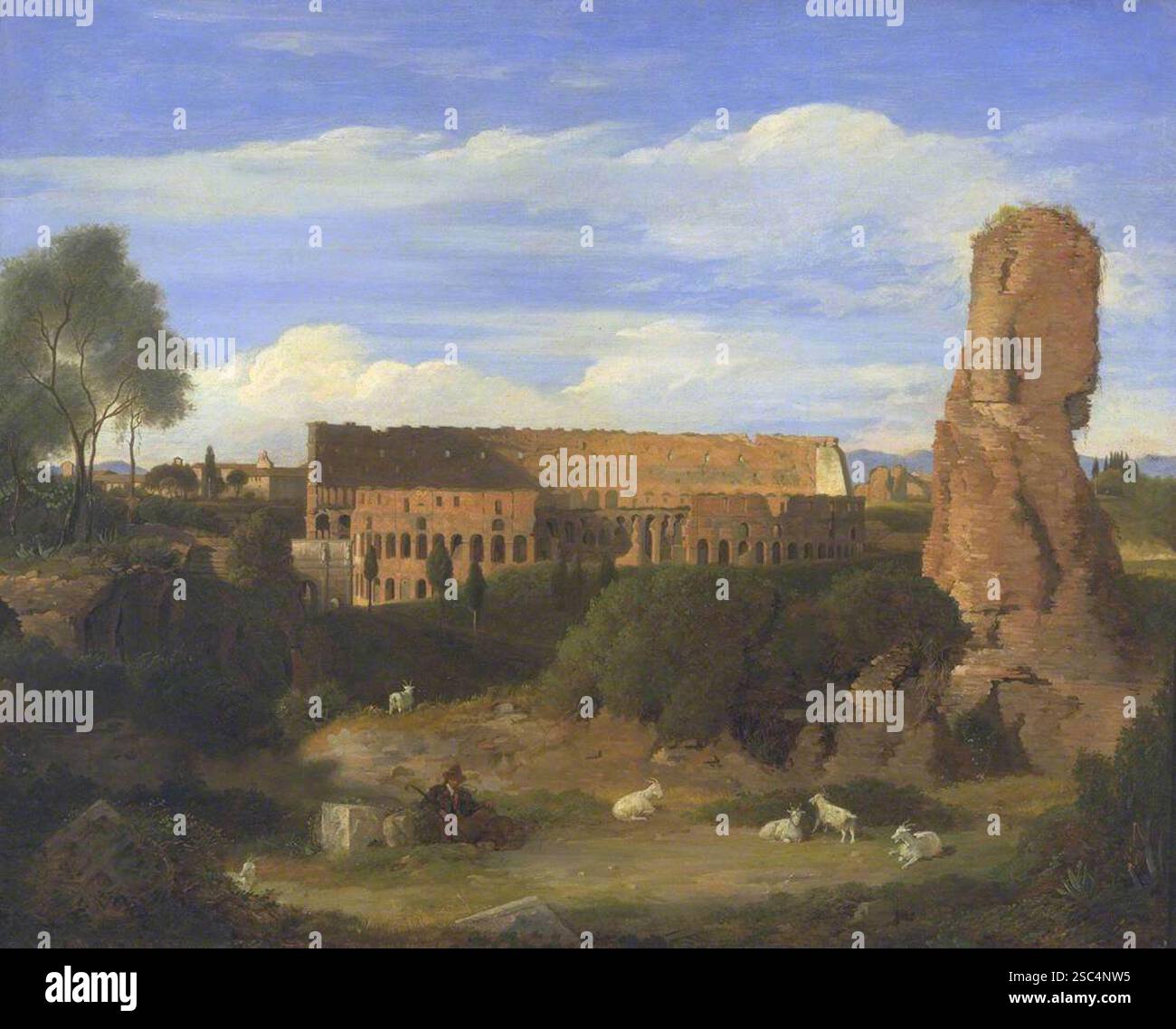 Eastlake, Charles Lock; The Colosseum from the Campo Vaccino Stock ...