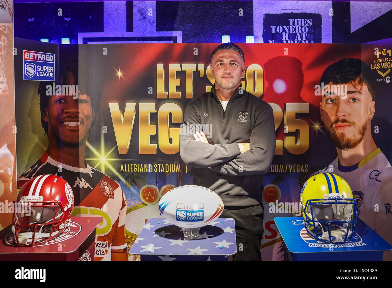 Sam Burgess Head Coach of Warrington Wolves during the 2025 Betfred ...