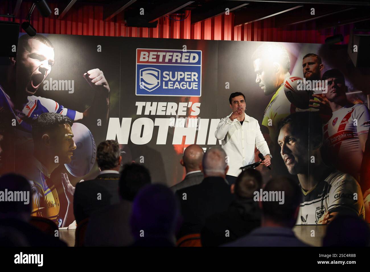 Brian Carney sky presenter hosts the 2025 Betfred Super League season ...