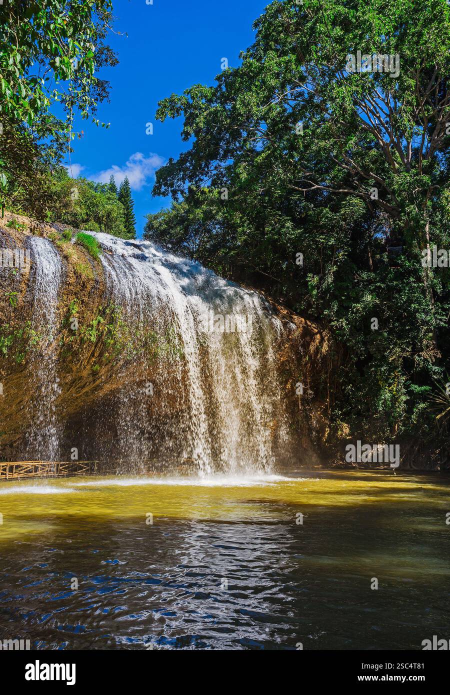 Prenn Waterfall. Da lat. Vietnam. Prenn is one of the waterfalls ...
