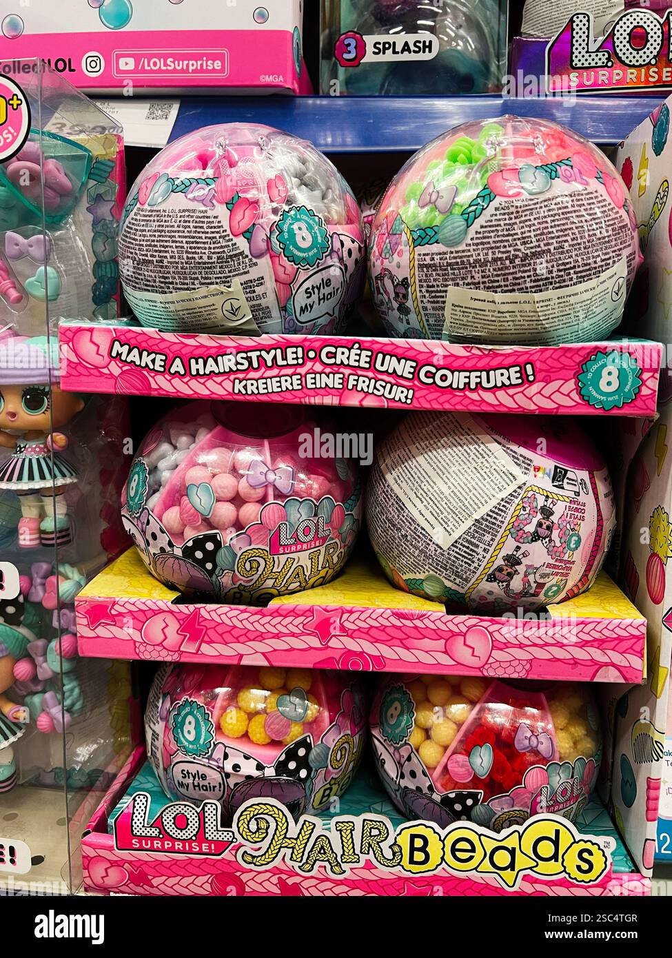 Kyiv, Ukraine - February 04, 2025: LOL Surprise toys displayed in ...