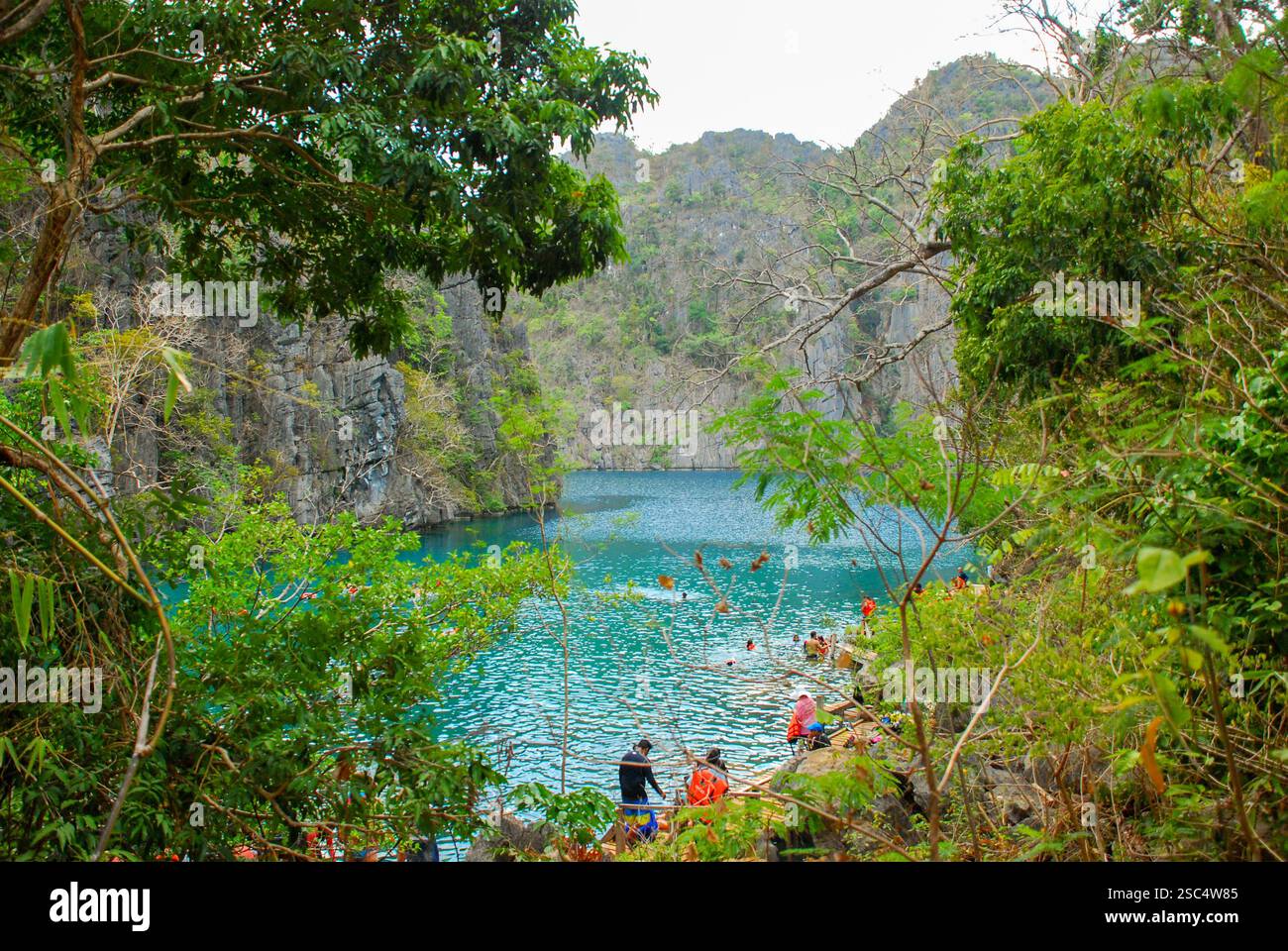Beautiful view of the lake - Philippines, Coron Island Stock Photo - Alamy