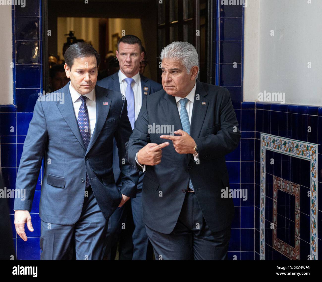 Secretary Marco Rubio meets with Panamanian President José Raúl Mulino ...