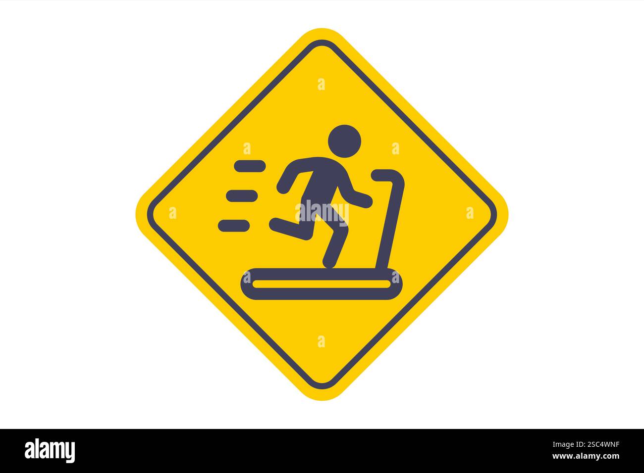 Treadmill black icon. image gym. runner on fitness Stock Vector Image ...