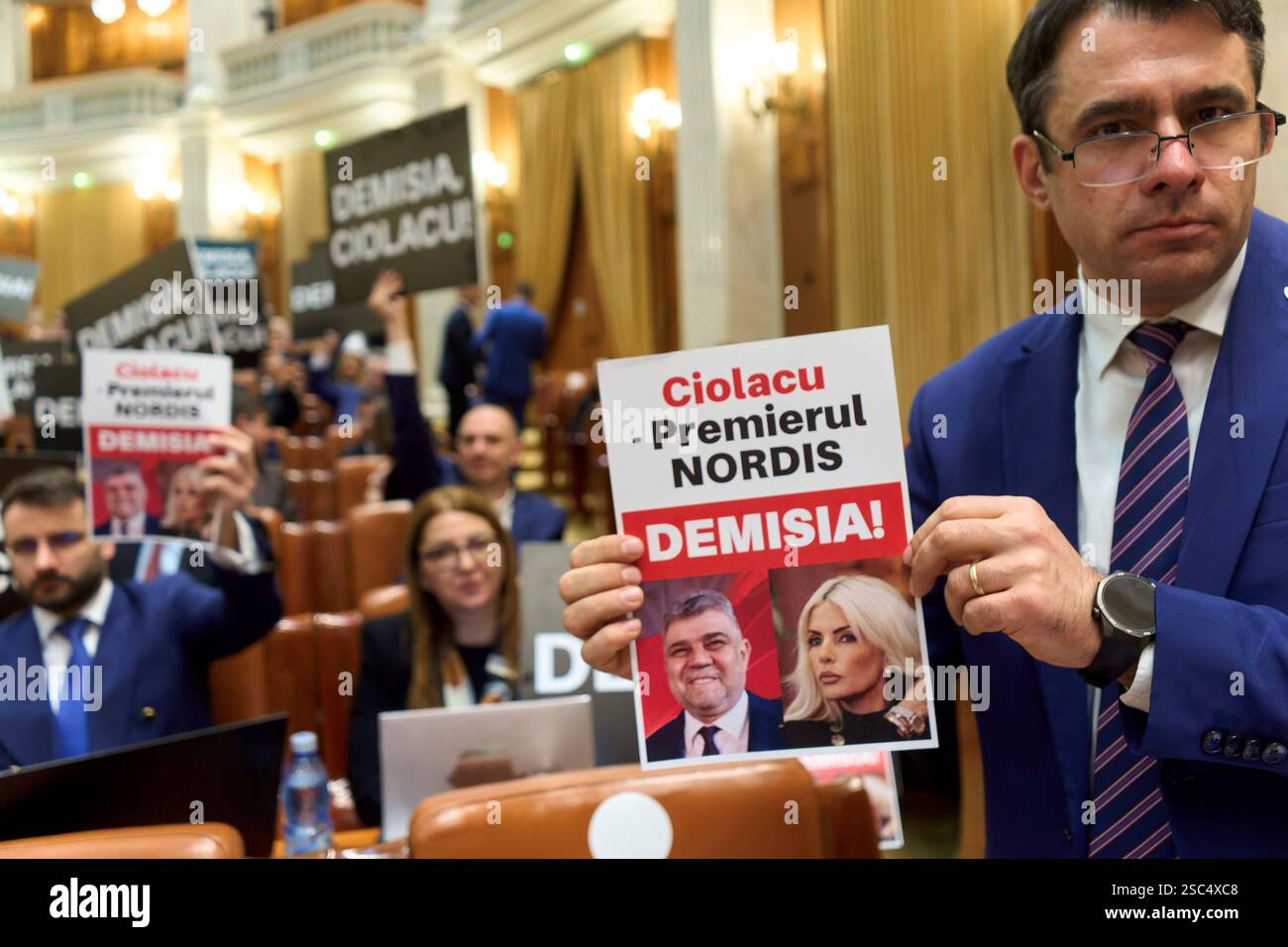 Bucharest, Romania. 5th Feb, 2025: Stefan Palarie, senator of the Save ...