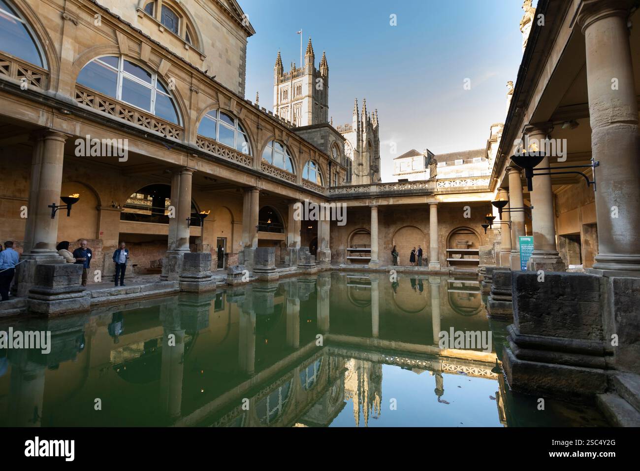 Bath Roman Baths in Bath a famous historic tourist attraction in ...
