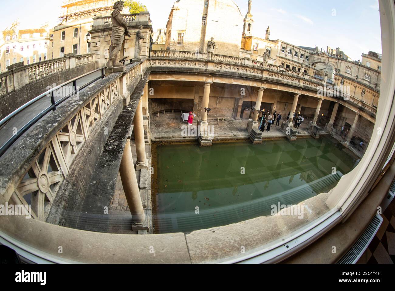 Bath Roman Baths in Bath a famous historic tourist attraction in ...