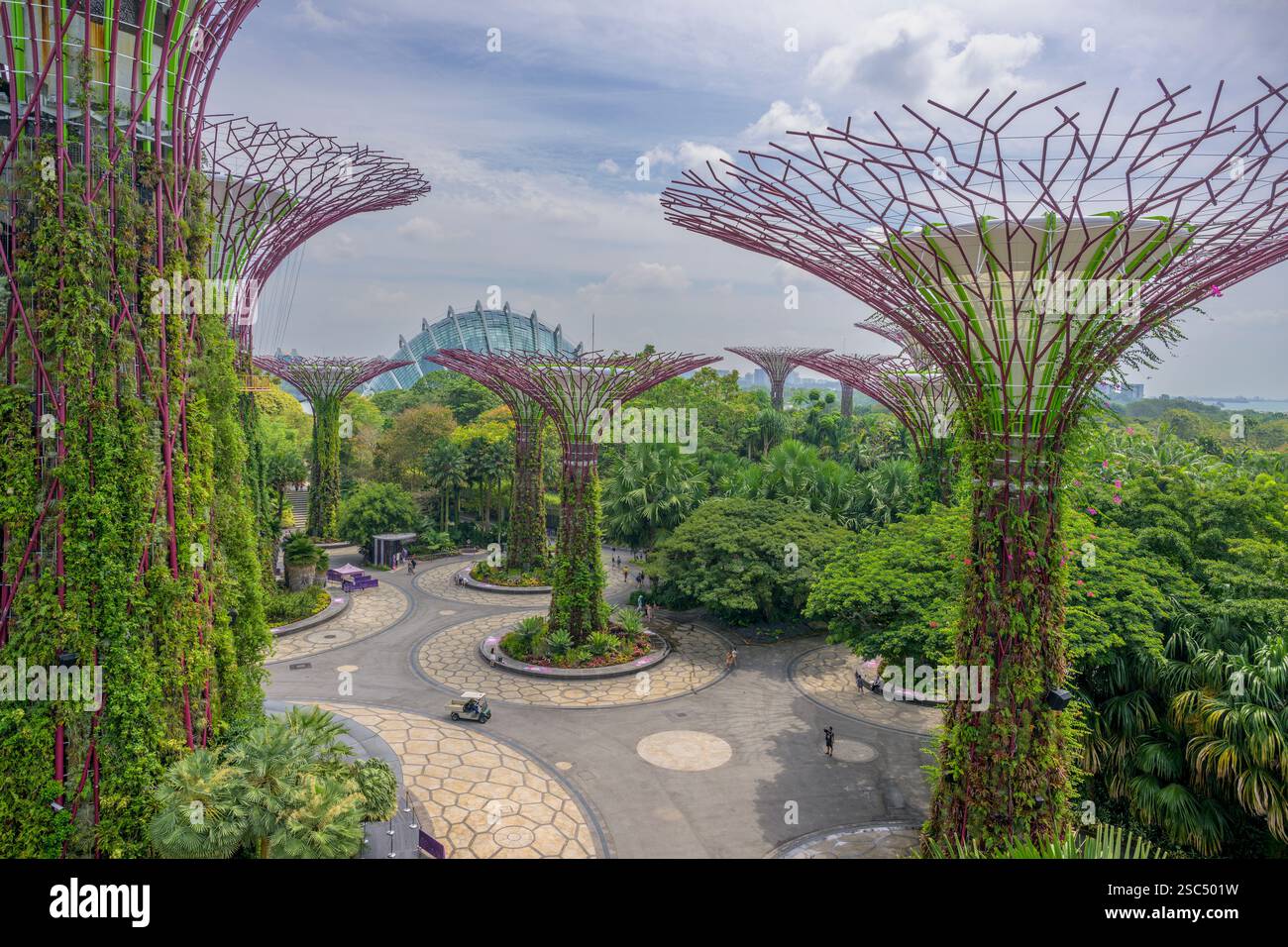 The ingenious vertical gardens of Supertree Grove in Singapore's ...