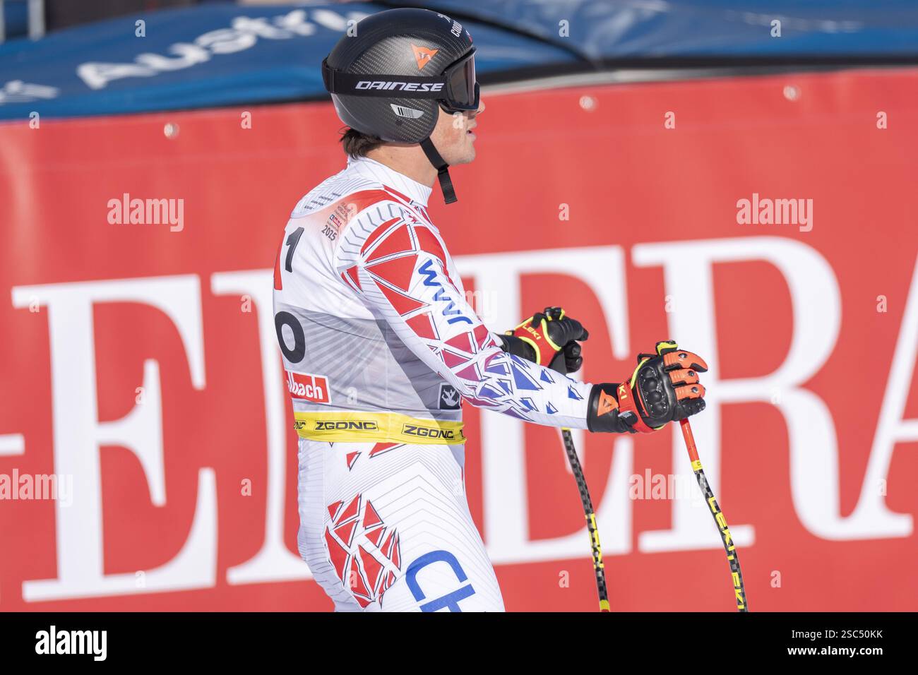 SAALBACH, AUSTRIA - FEBRUARY 5: Henrik Von Appen of Chile during the ...
