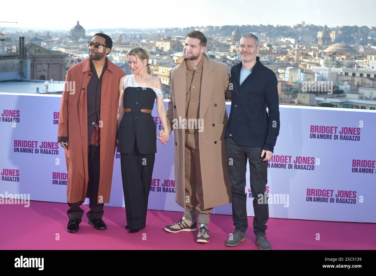 ROME, ITALY - FEBRUARY 05: Chiwetel Ejiofor, Renée Zellweger, Leo ...