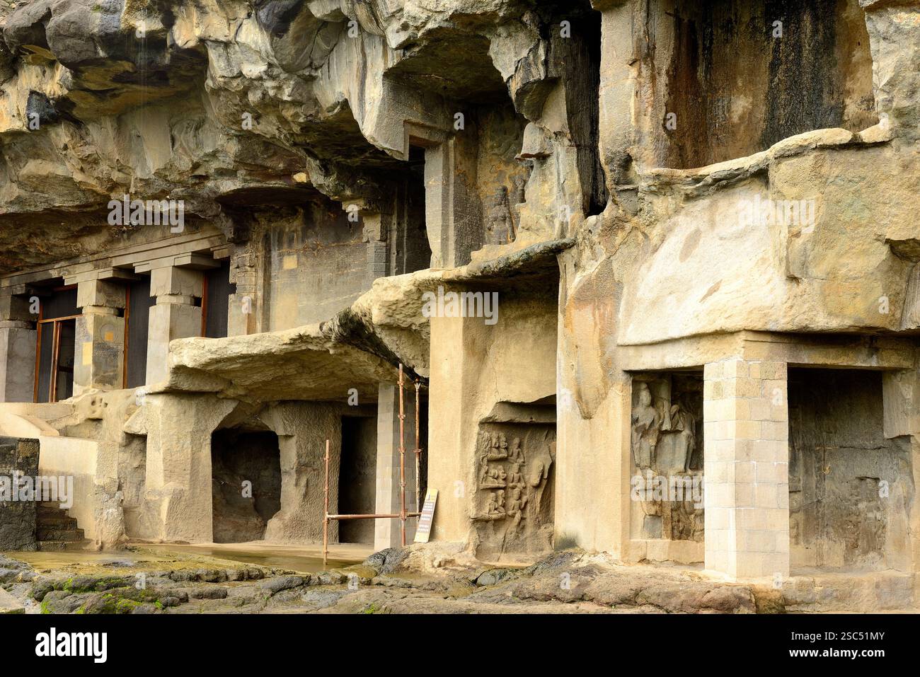 Kailasa temples, Ellora caves, Aurangabad, Maharastra, India Stock ...