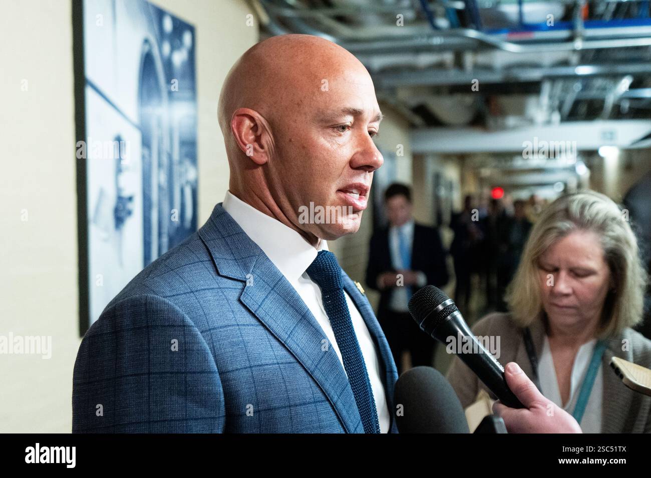 UNITED STATES - FEBRUARY 5: Rep. Brian Mast, R-Fla., speaks to ...