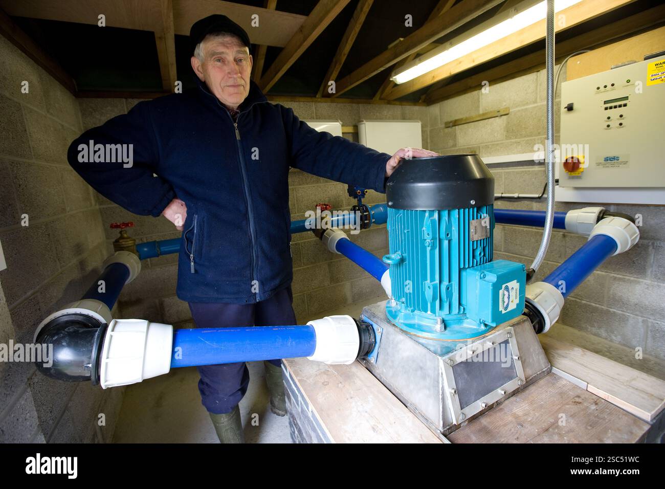 Howell Williams generates 12.2 KW from his hydro system which is fed ...