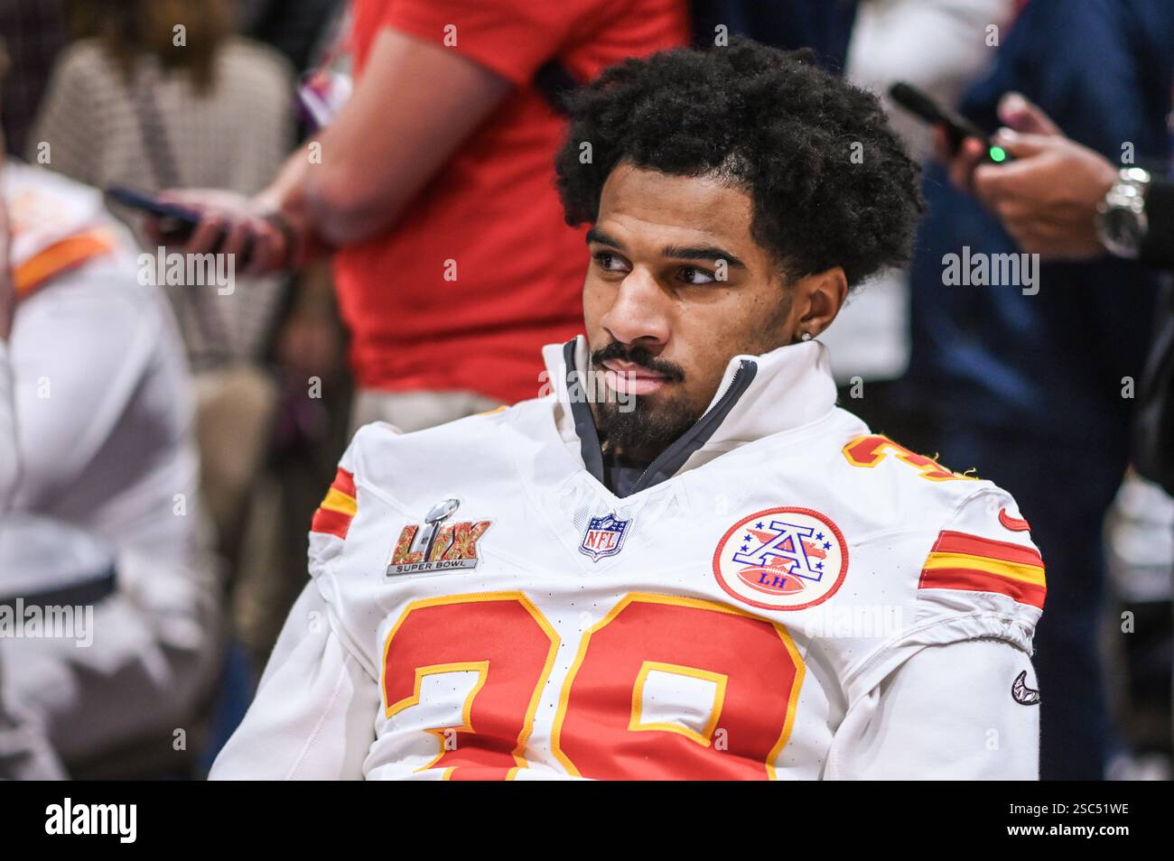New Orleans, USA. 05th Feb, 2025. Kansas City Chiefs Cornerback #39 ...