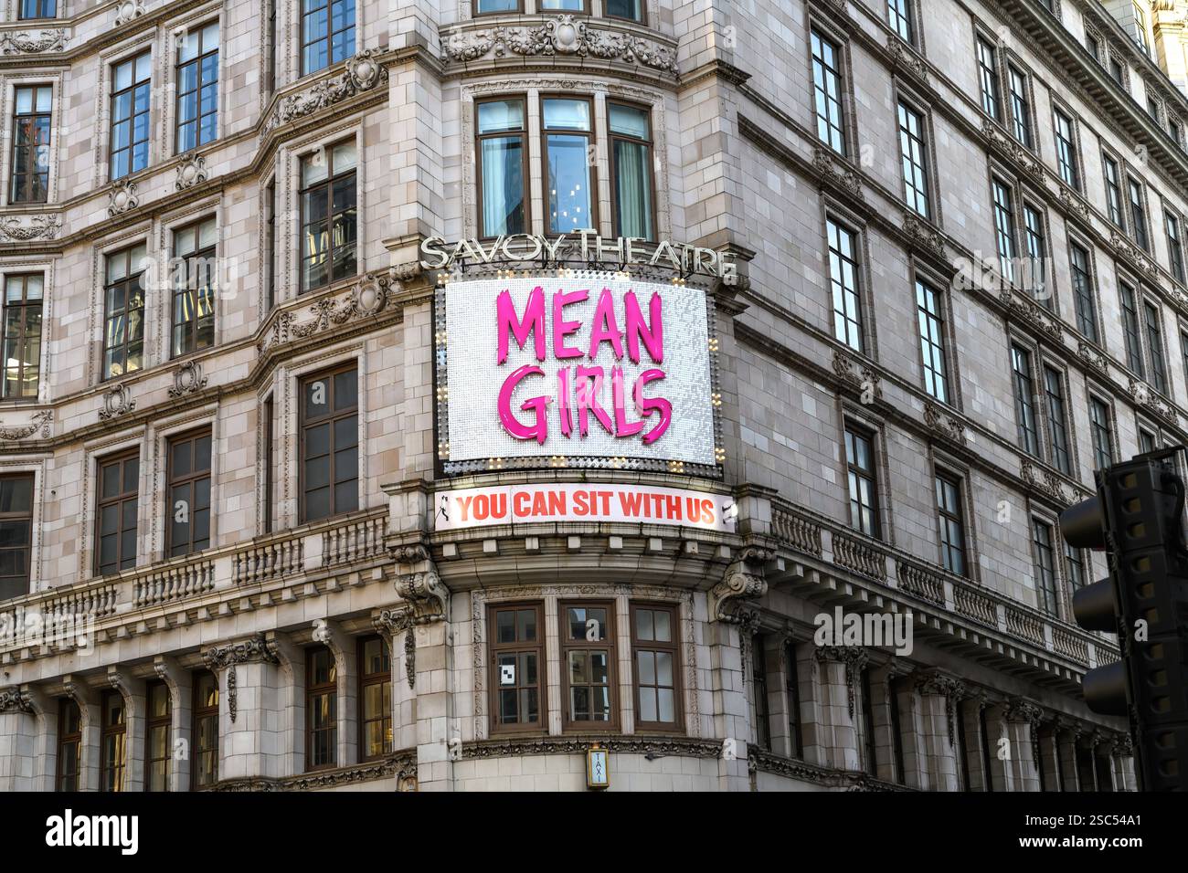 Mean Girls is a rock musical with a book by Tina Fey showing at The Savoy Theatre, a West End ...