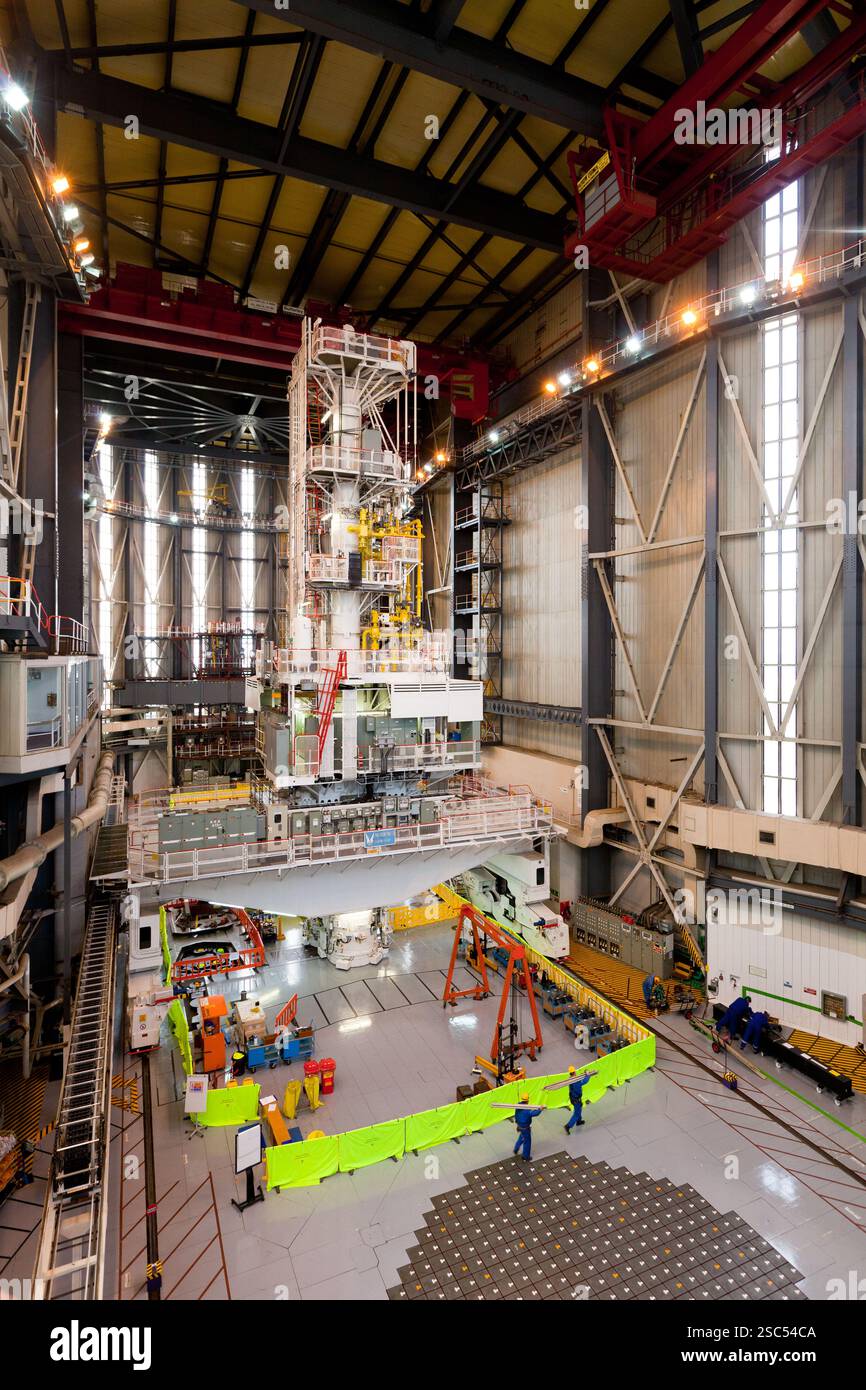 Fuelling machine in the Pile Cap hall at Dungeness B nuclear power ...