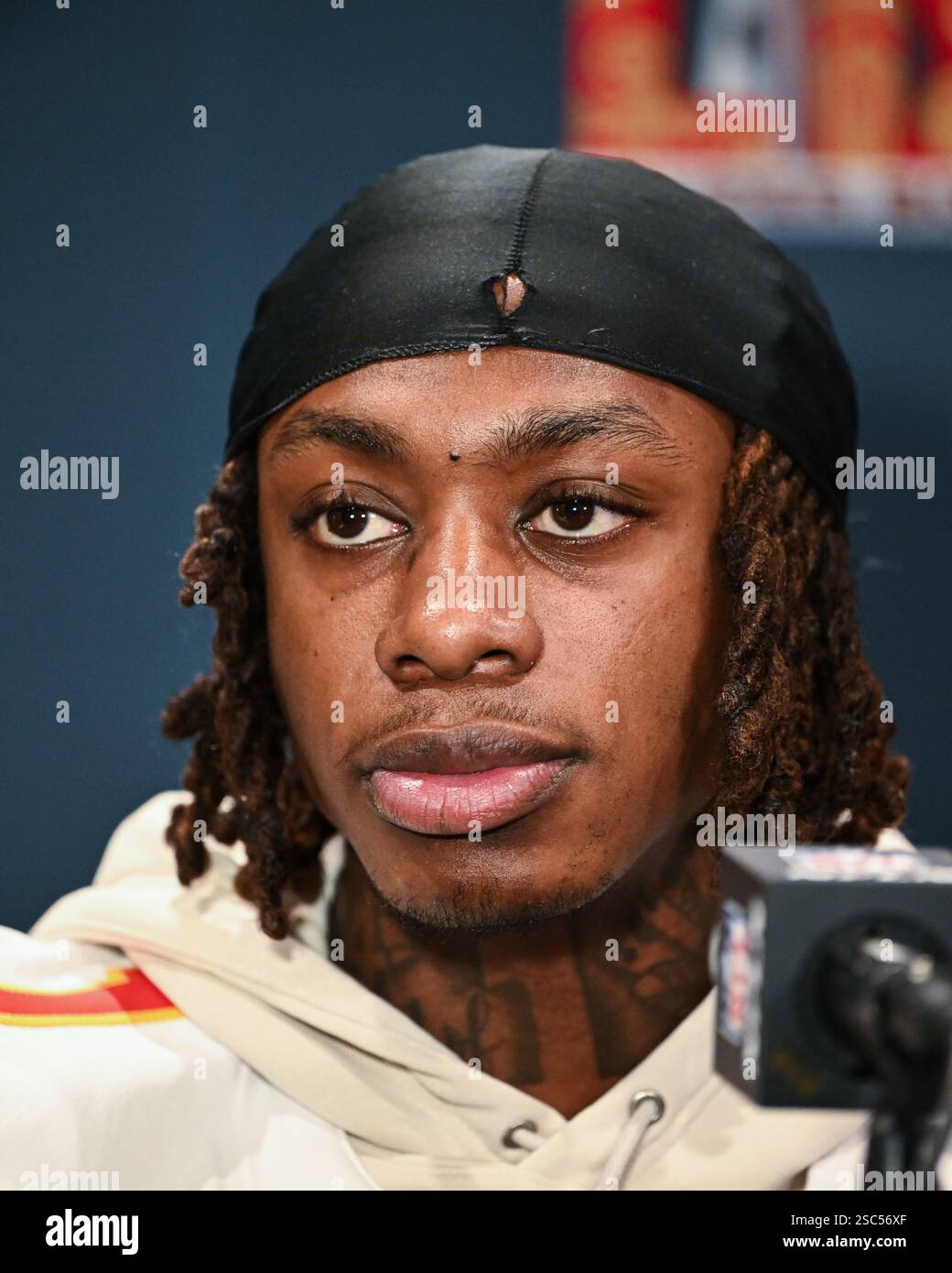 New Orleans, USA. 05th Feb, 2025. Kansas City Chiefs Wide Receiver #01 ...