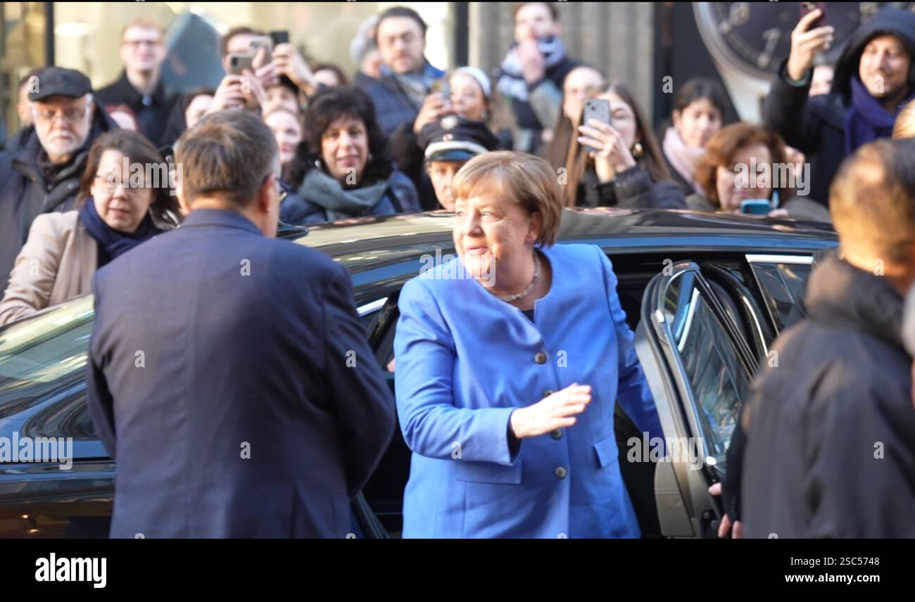 SCREENSHOT - 05 February 2025, Hamburg: Former Chancellor Angela Merkel ...