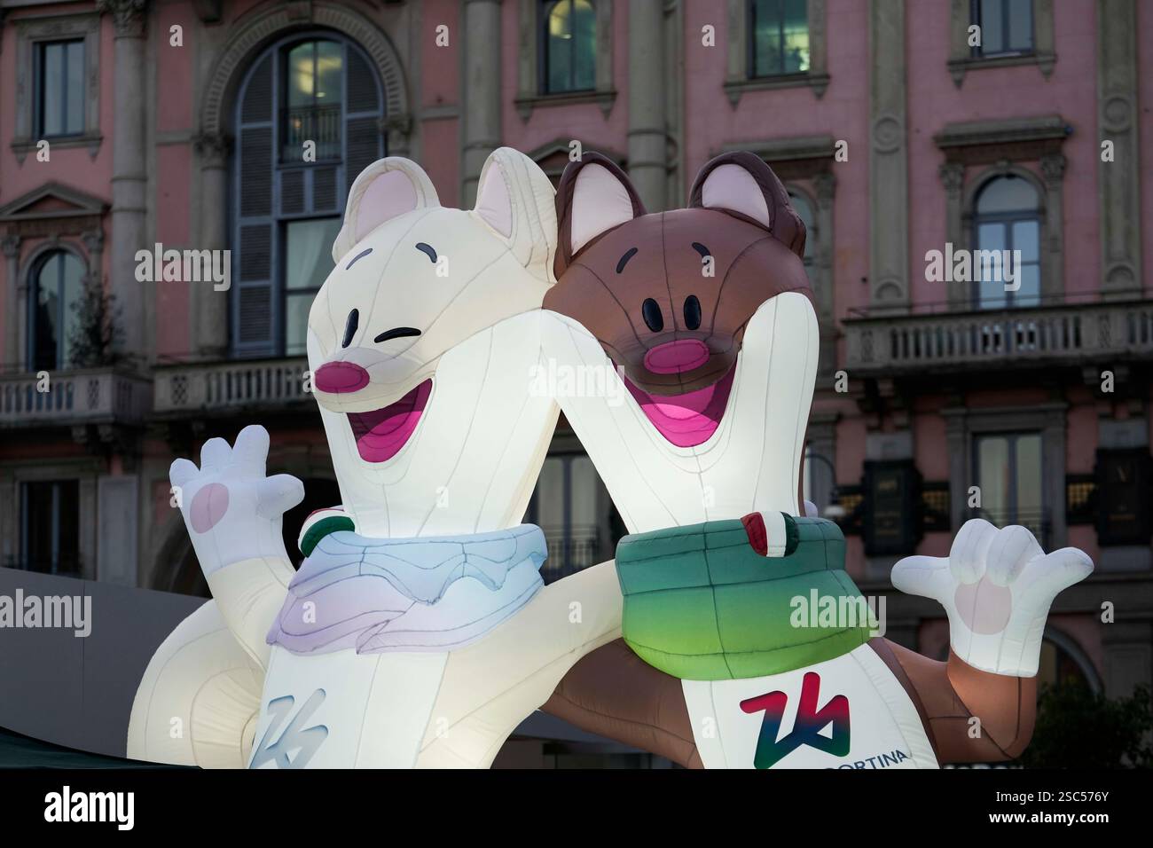 Official Milano-Cortina Winter Olympics 2026 Mascotte Tina and Milo are ...