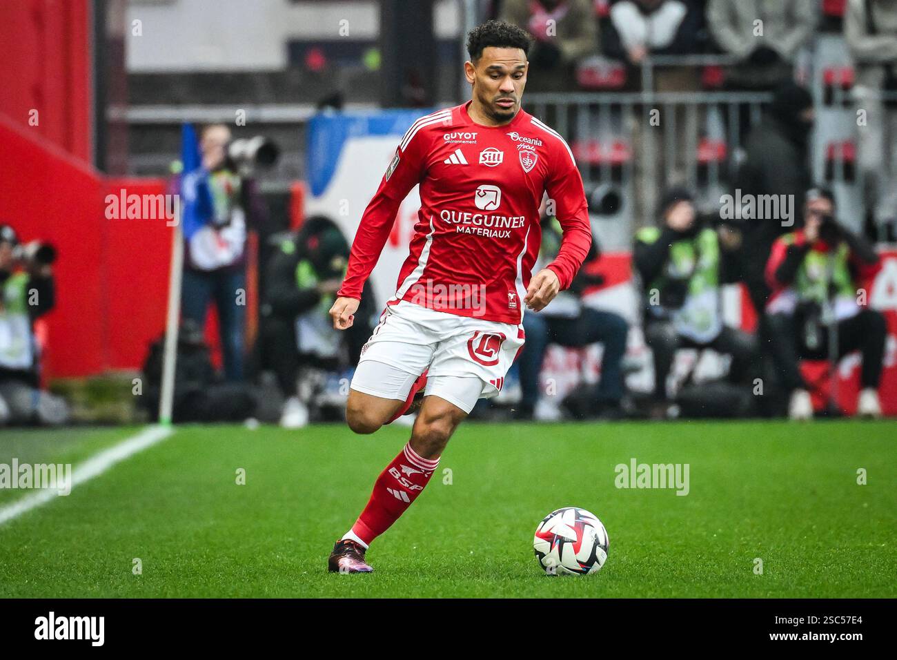 Kenny LALA of Brest during the French championship Ligue 1 football ...