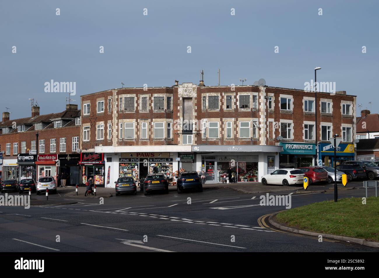Daventry Road shops, Cheylesmore, Coventry, West Midlands, England, UK ...