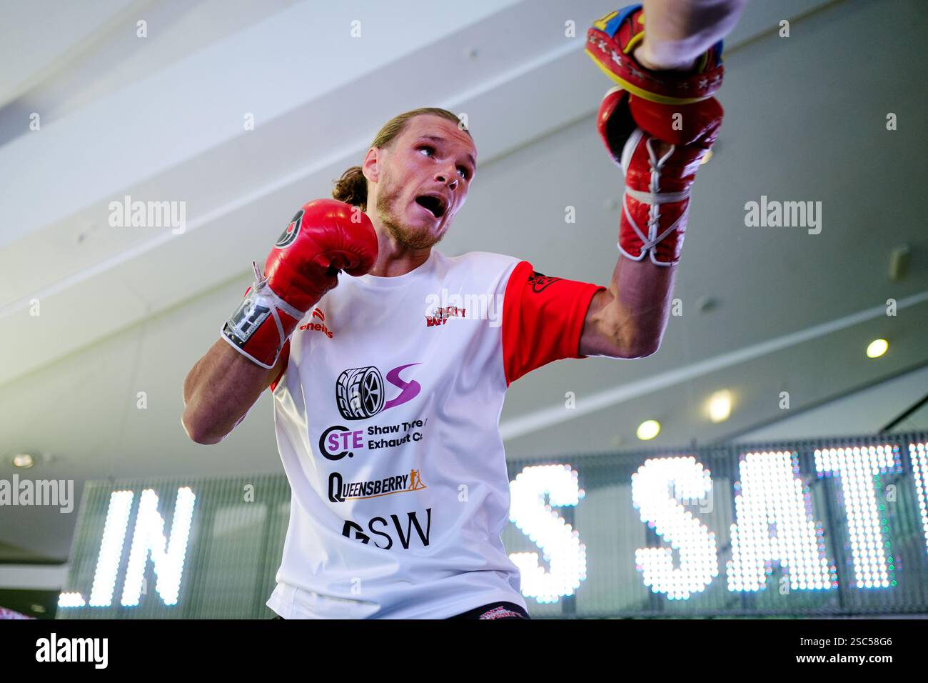 Jack Rafferty during an open workout at the National Football Museum ...